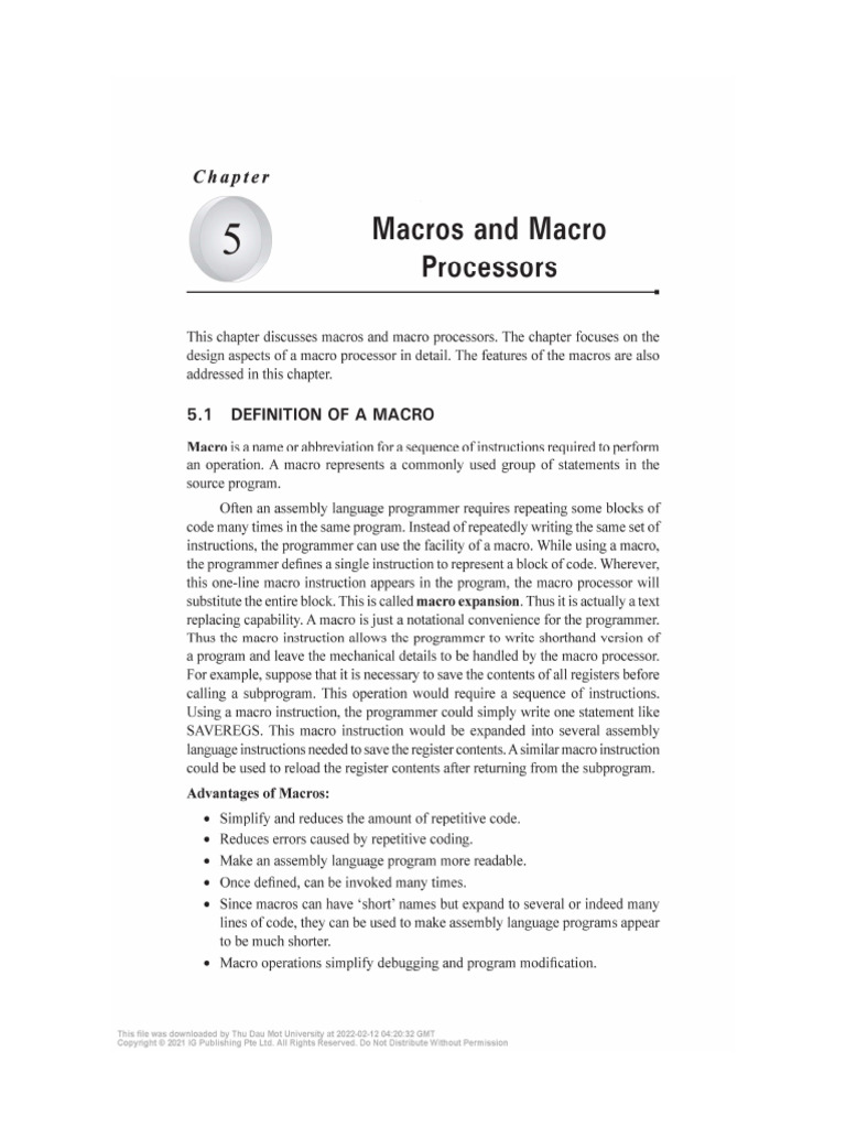 Macro Module 3 | PDF | Assembly Language | Macro (Computer Science) Macro Module 3 | PDF | Assembly Language | Macro (Computer Science)