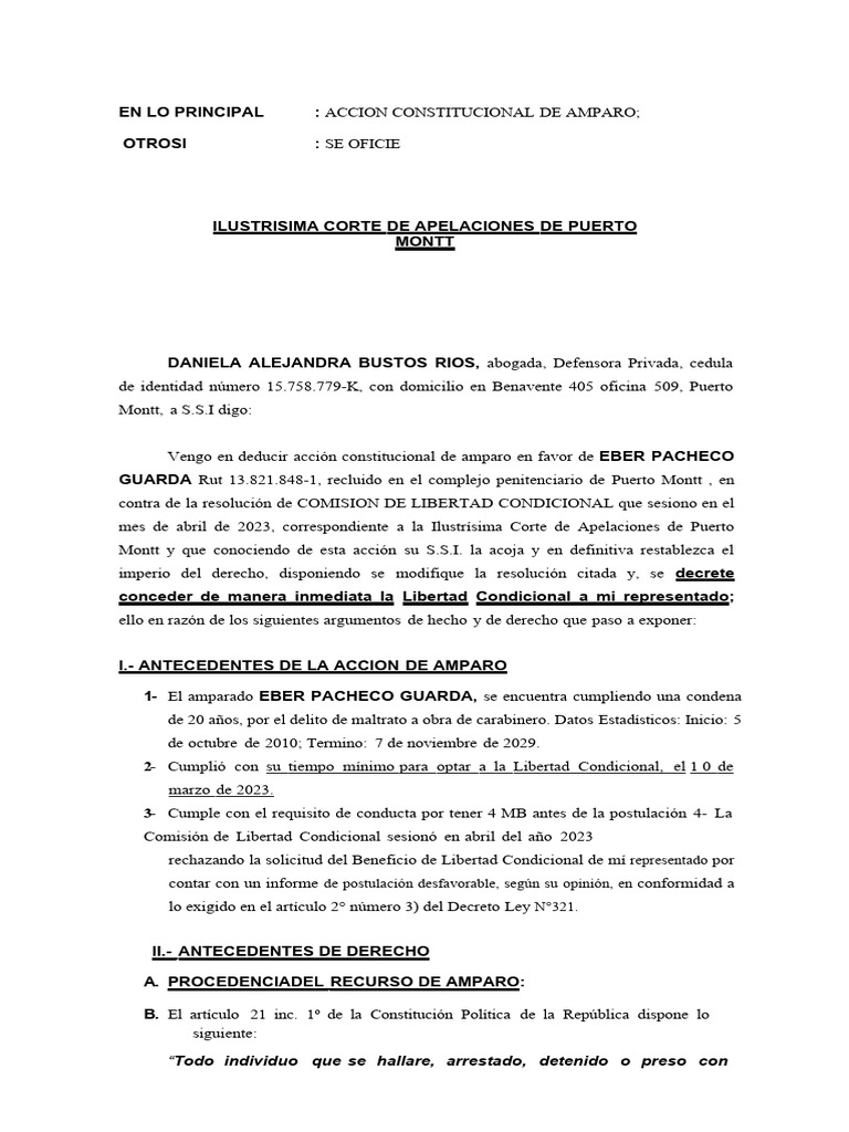 Amparo Ebed Pacheco | PDF | Castigos | Comportamiento