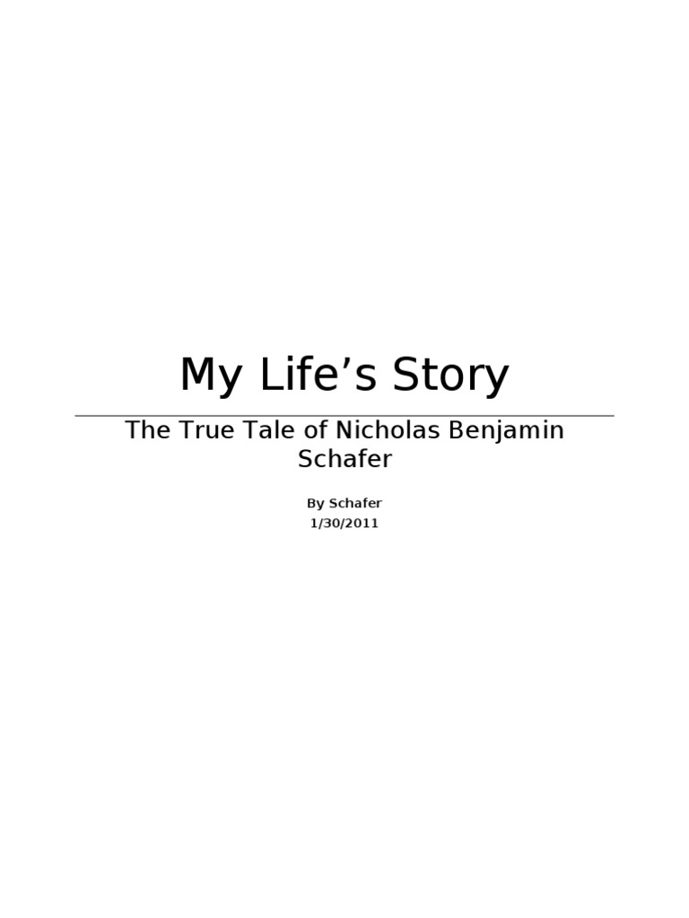 My Life Story | PDF | Attention Deficit Hyperactivity Disorder | Schools