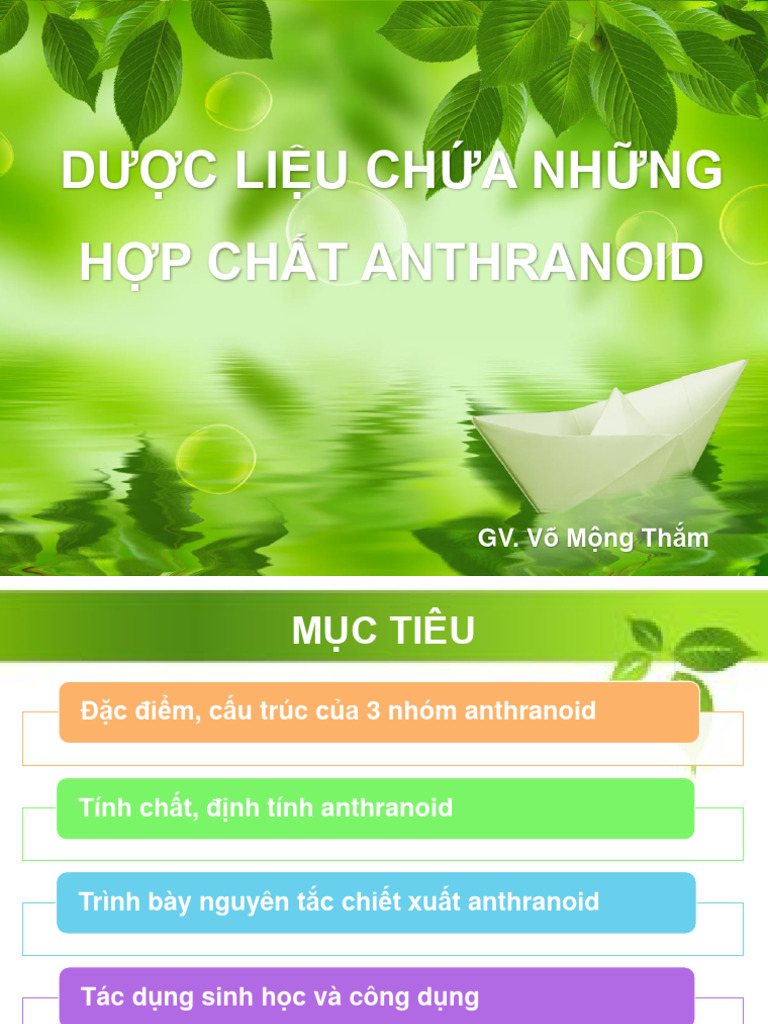 2.DƯỢC LIỆU CHỨA ANTHRANOID | PDF