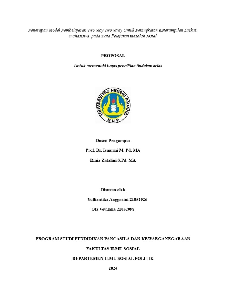 Proposal PTK 2 | PDF