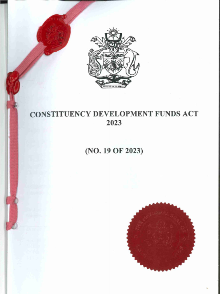 Constituency Development Funds Act 2023 | PDF