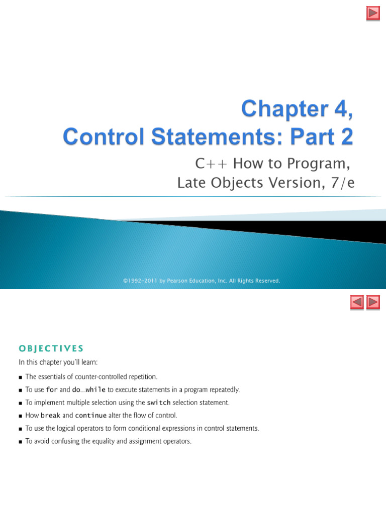 CH 04 | PDF | Control Flow | Computer Program