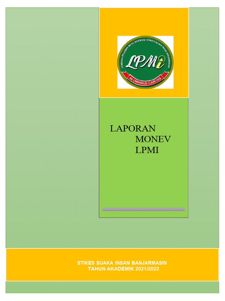 Laporan Monev Lpmi Ta 2021.2022 Sempurna | PDF