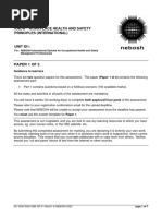 Nebosh How To Answer Cenario Based Assessments | PDF | Knowledge | Question