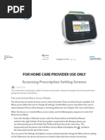 Luna CPAP Clinician Setup Guide | PDF | Menu (Computing) | Graphical ...