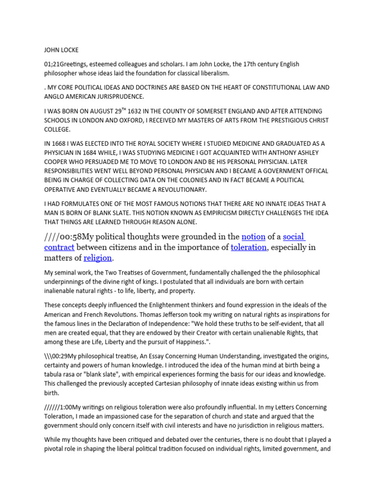 John Locke | PDF | John Locke | Empiricism
