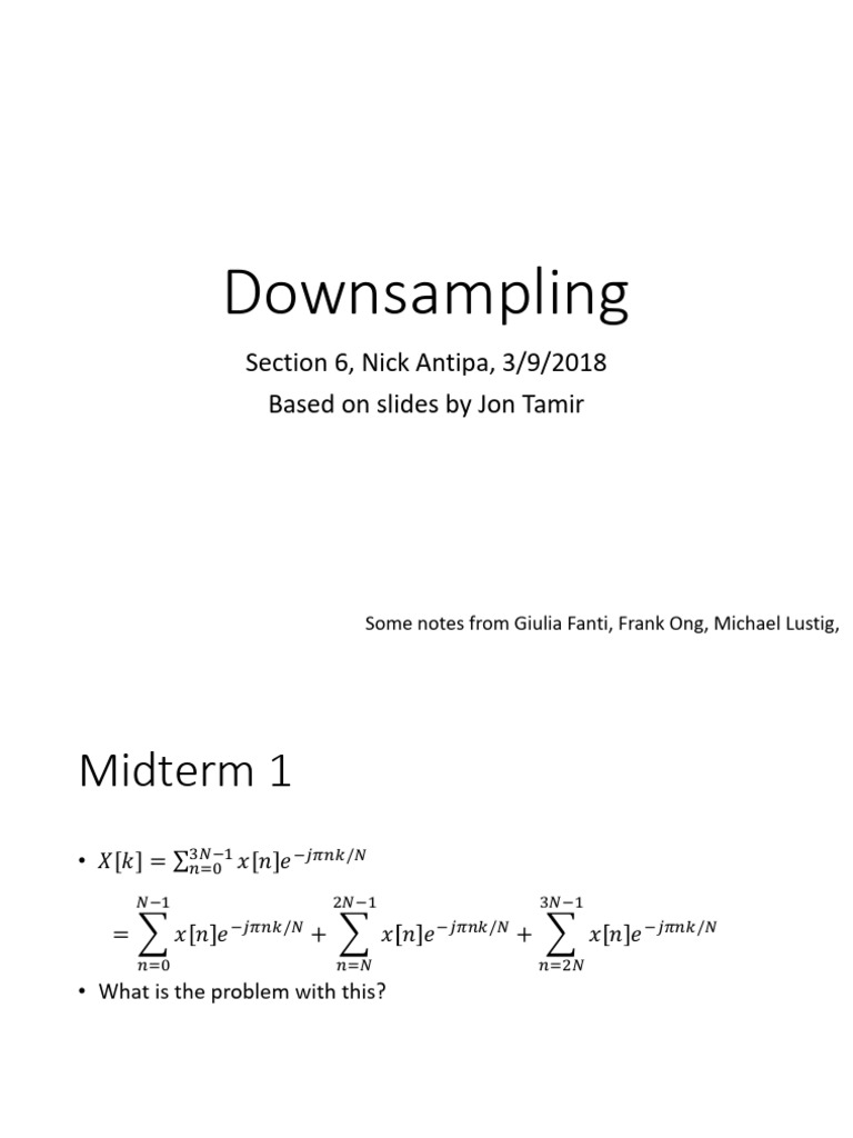 sec6 | PDF | Applied Mathematics | Digital Signal Processing