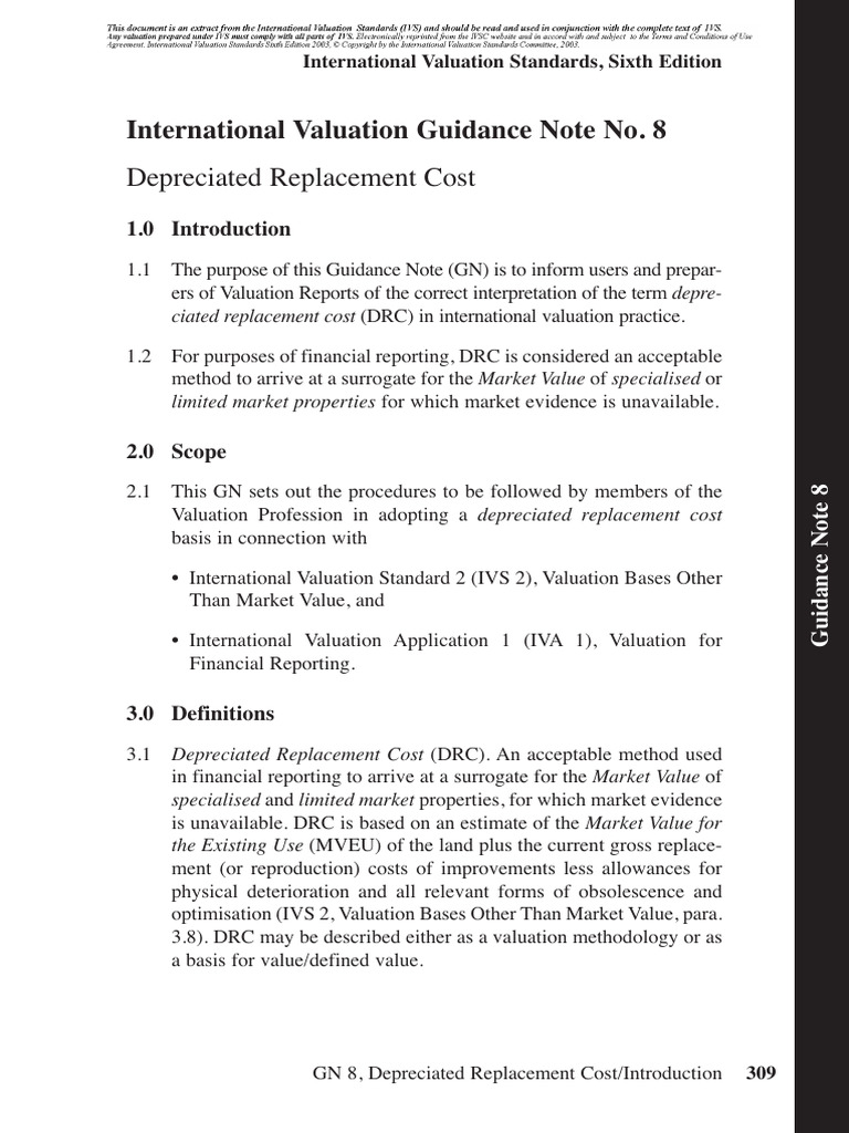 GN 8 DRC | PDF | Real Estate Appraisal | Valuation (Finance)