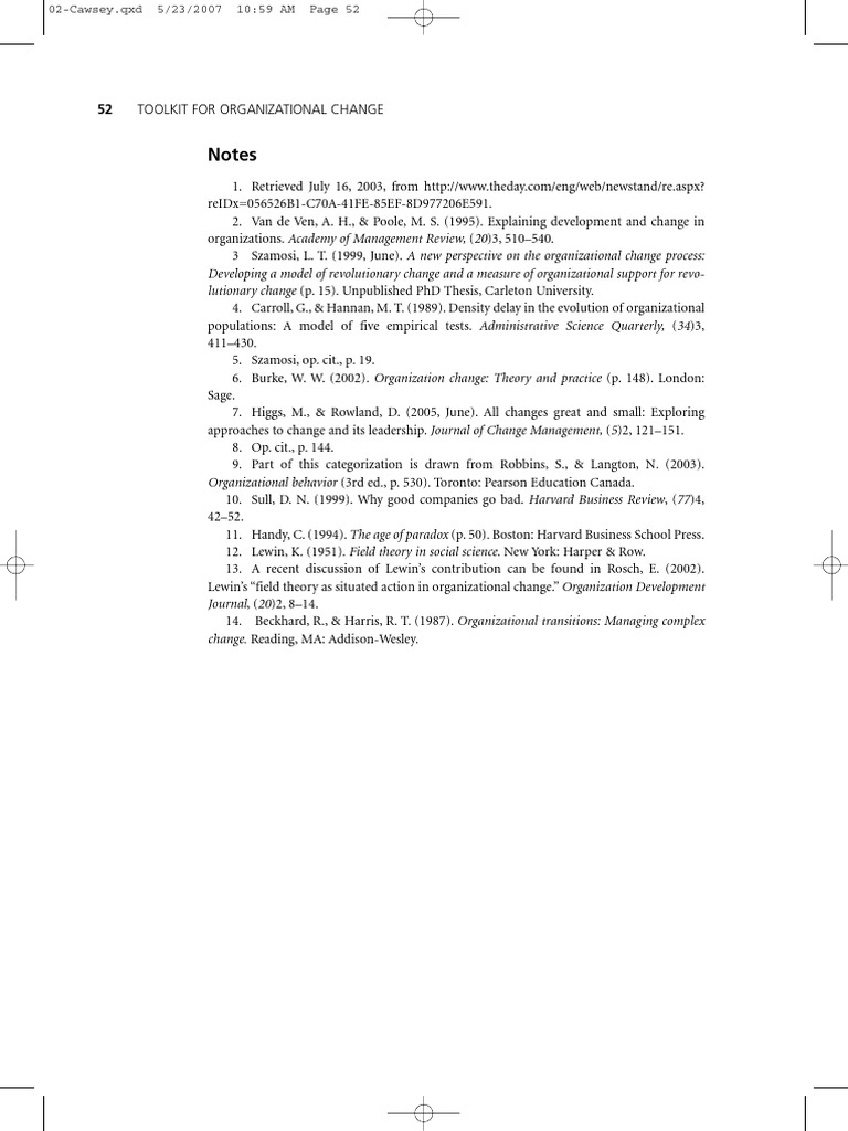 Nadler-Tushman Model for Change Analysis | PDF | Strategic Management ...
