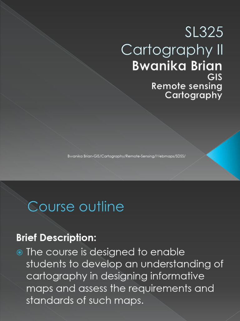 Cartography Course: Skills & Techniques | PDF | Cartography | Map