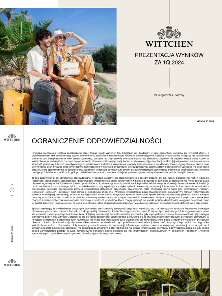 Wittchen 2024Q1 Prezentacja 1q 2024 | PDF