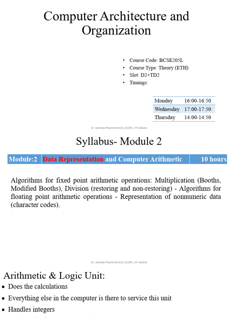 12-M2@Integer Data Representation-17-01-2024 | PDF | Integer (Computer Science) | Arithmetic