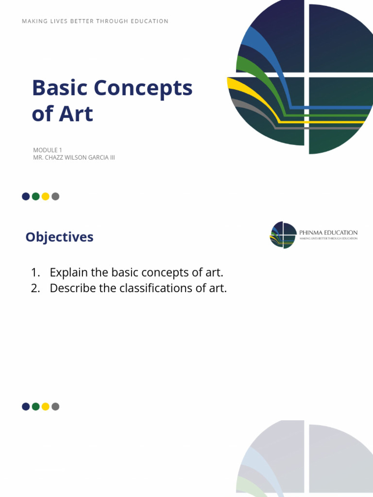 Art App Module 1 - Basic Concepts of Art | PDF | The Arts | Liberal ...