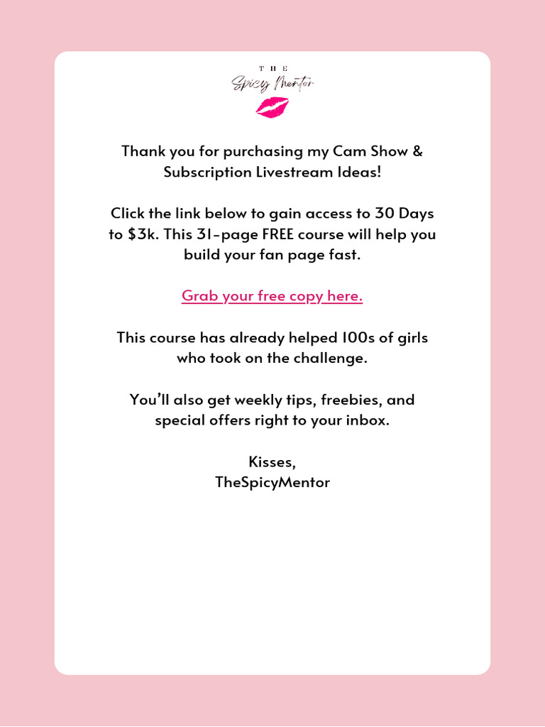 Creative Cam Show Ideas for Success | PDF
