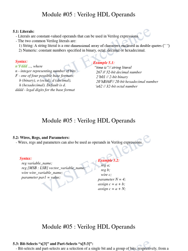 Module 05 Operands Pdf Parameter Computer Programming Function Mathematics