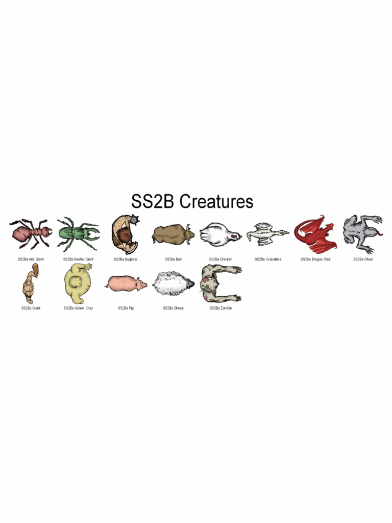 SS2b Creatures | PDF