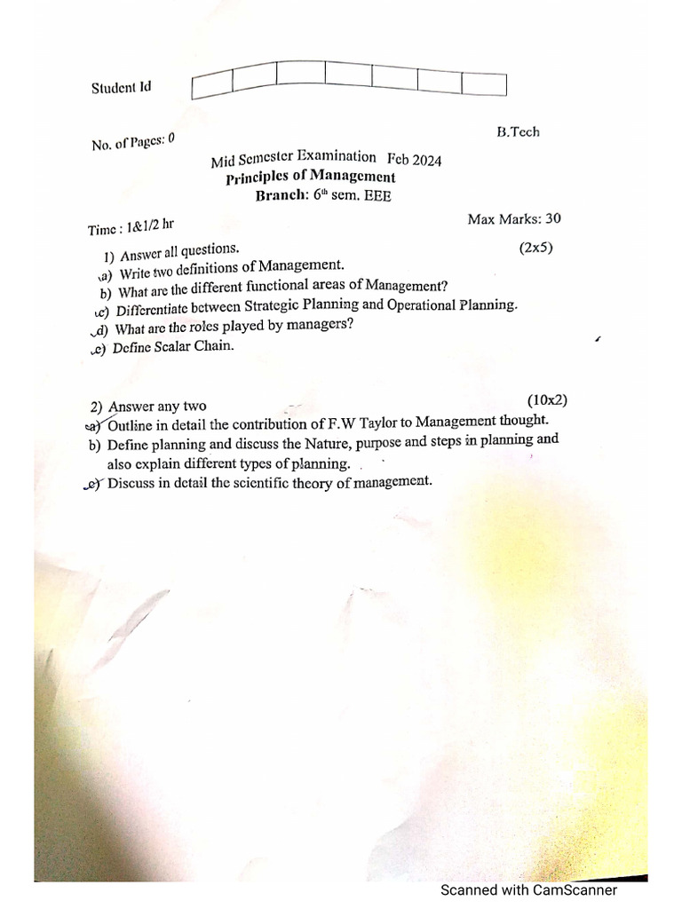 6th sem mid eee(2024) | PDF