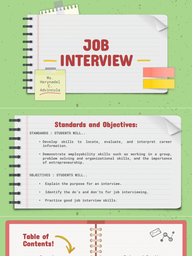 Job Interview Preparation Guide | PDF | Job Interview | Cognition