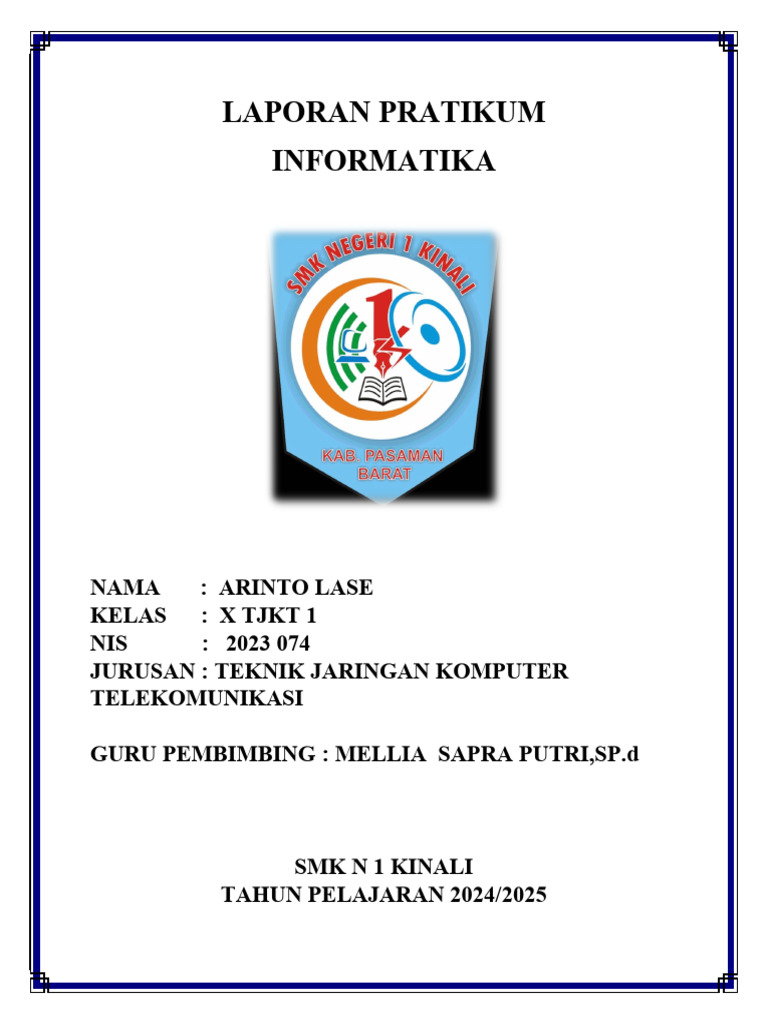 Laporan Praktek Ari 2024 | PDF