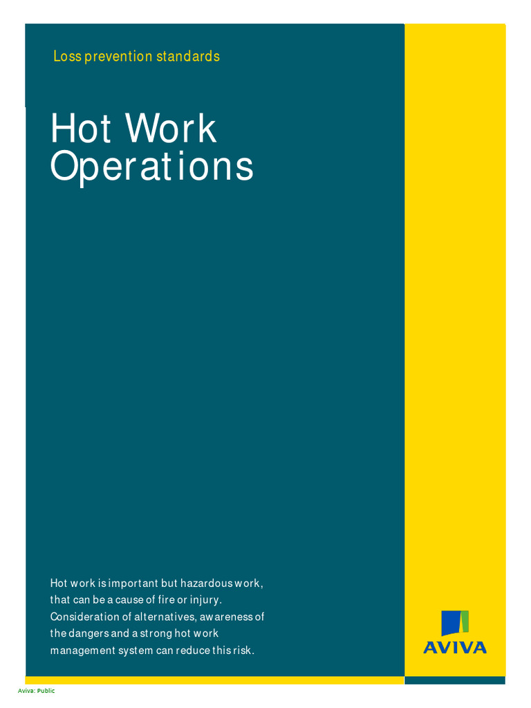 Hot Work Operations Manual 1700663247 | PDF | Fires | Building Insulation