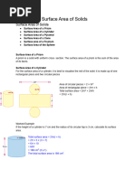 GRADE 10.volume and Surface Area | PDF | Volume | Area