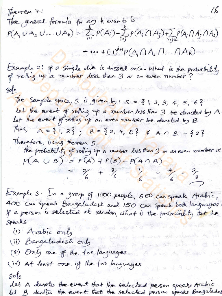 Lecture 2 - STA214 - Probability Distributions II | PDF