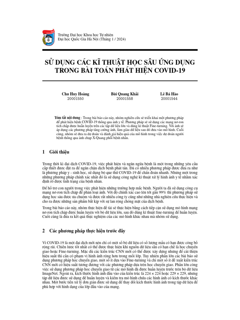 Computer Vision Report | PDF