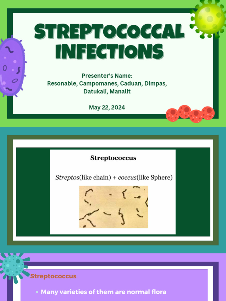 Streptococcal Infections Overview | PDF | Streptococcus | Infection