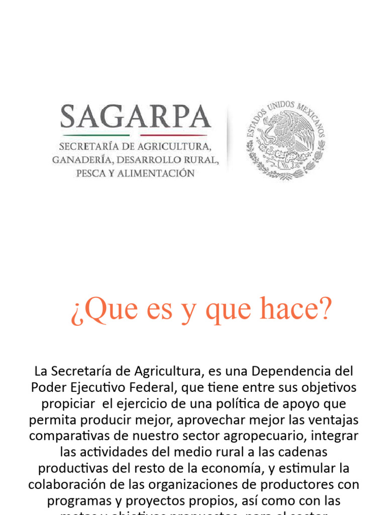 SAGARPA - WPS Office-1 | PDF | Agricultura | México