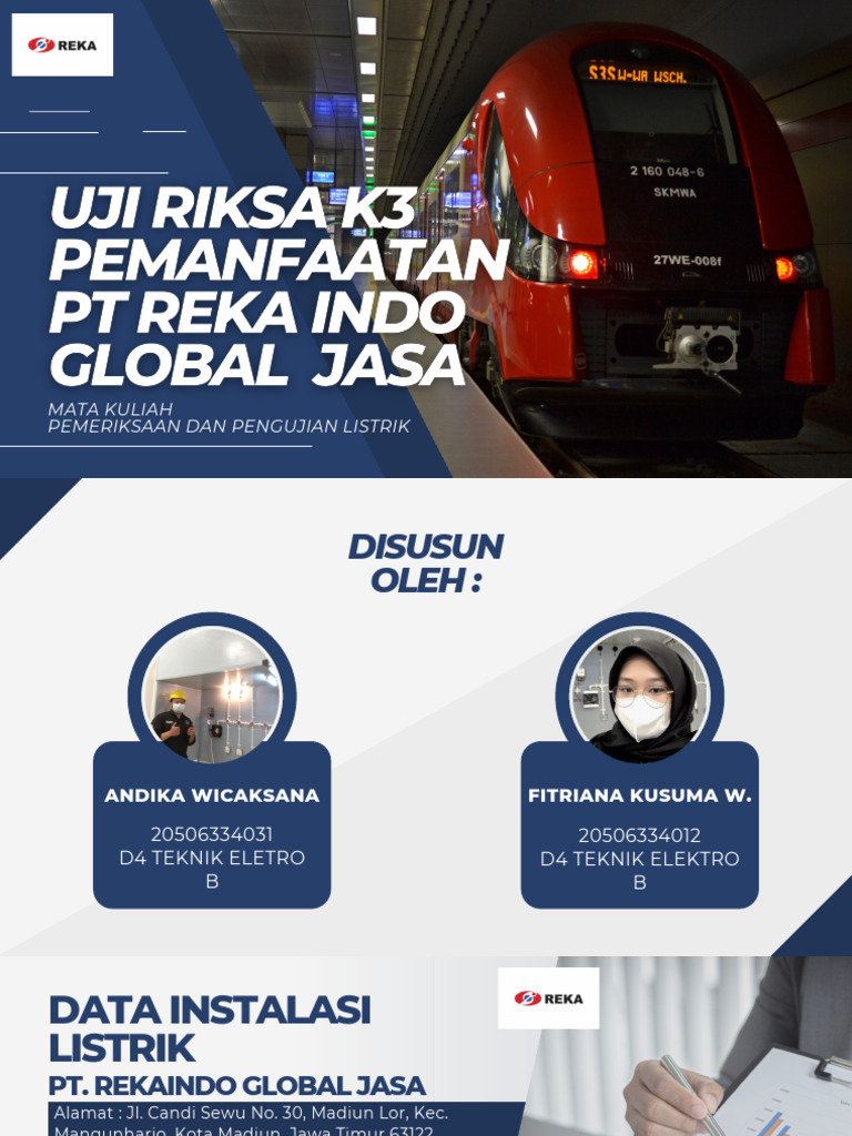 Pemeriksaan Instalasi Listrik Rekaindo | PDF