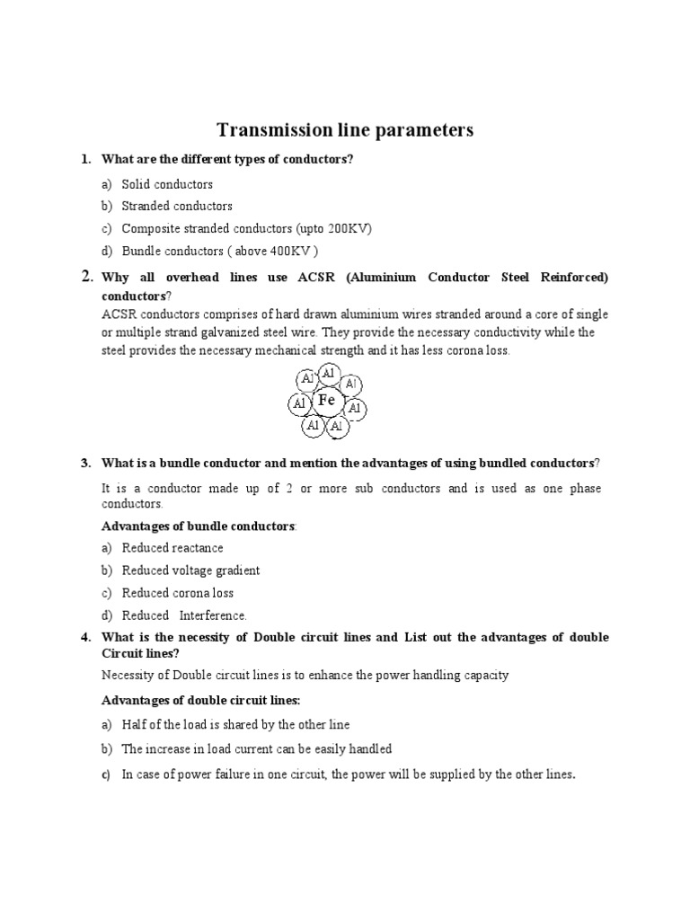 Power Handling in Transmission Lines | PDF | Electrical Substation ...