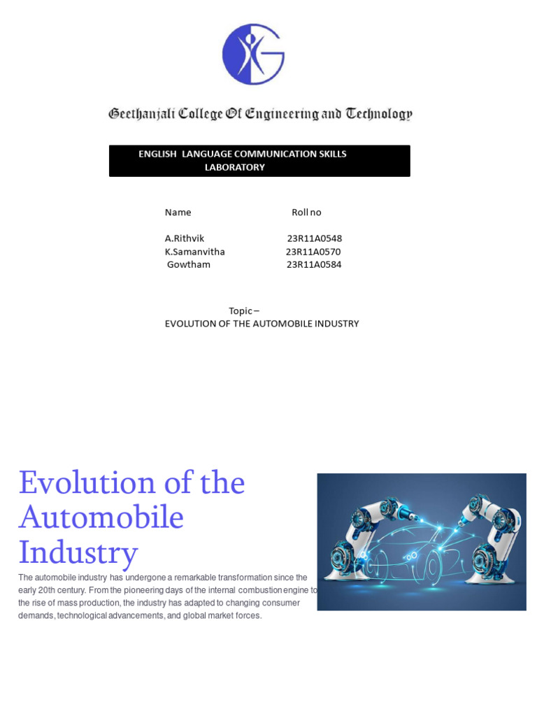 Evolution-of-the-Automobile-Industry-_3_-1 | Download Free PDF | Car ...