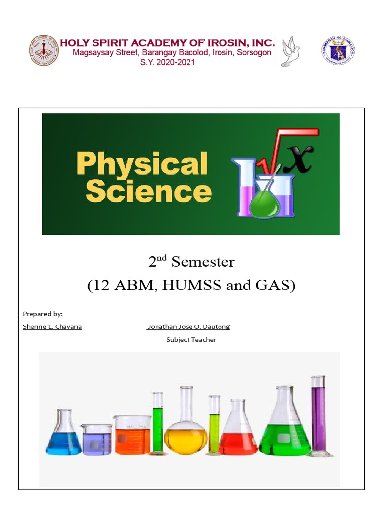 Physical Science | PDF | Ion | Deuterium