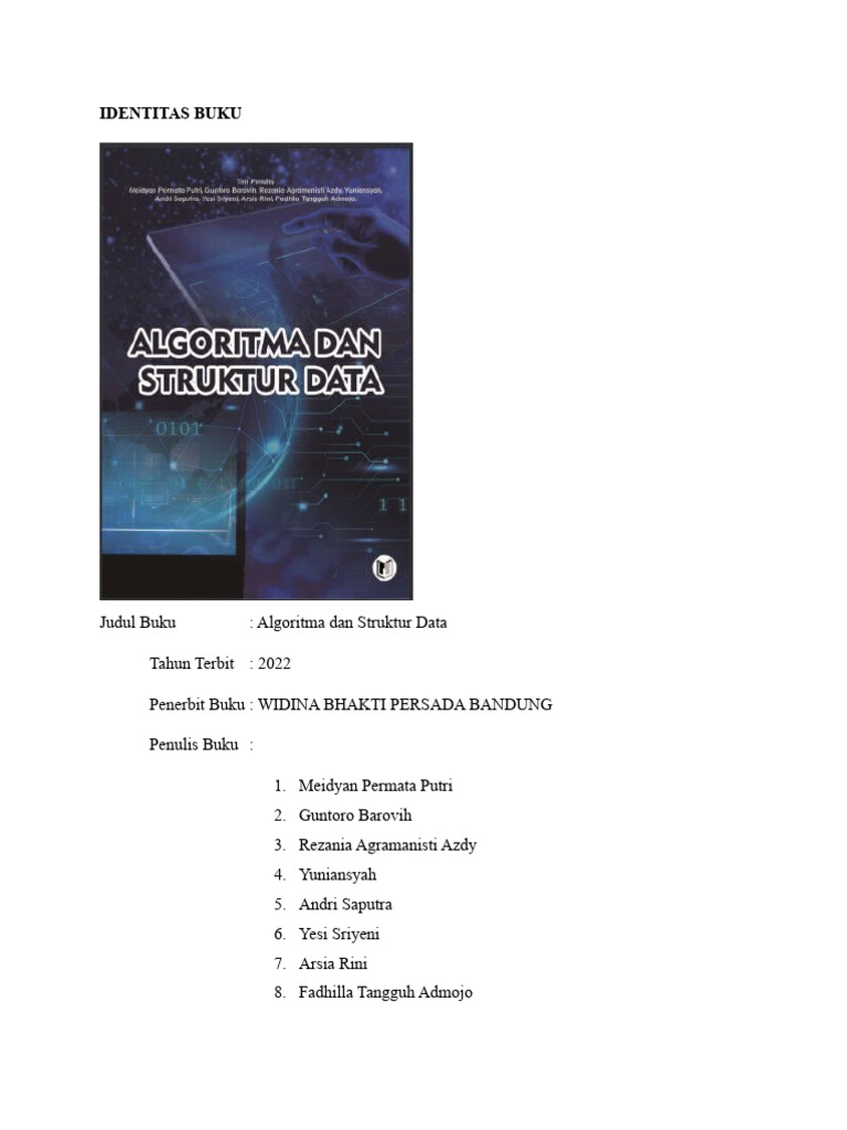 Identitas Buku | PDF