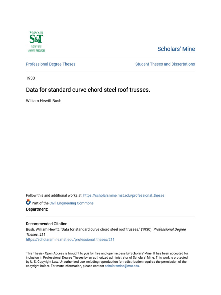 Data for standard curve chord steel roof trusses. | Download Free PDF ...