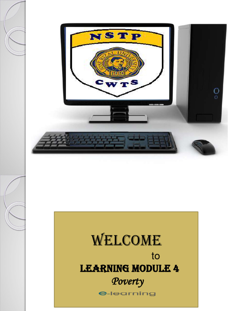 NSTP 2 Module 4 - Poverty-1 | PDF | Poverty | Poverty & Homelessness