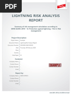 Lightning Protection Risk Assessment NEW | PDF | Lightning | Risk