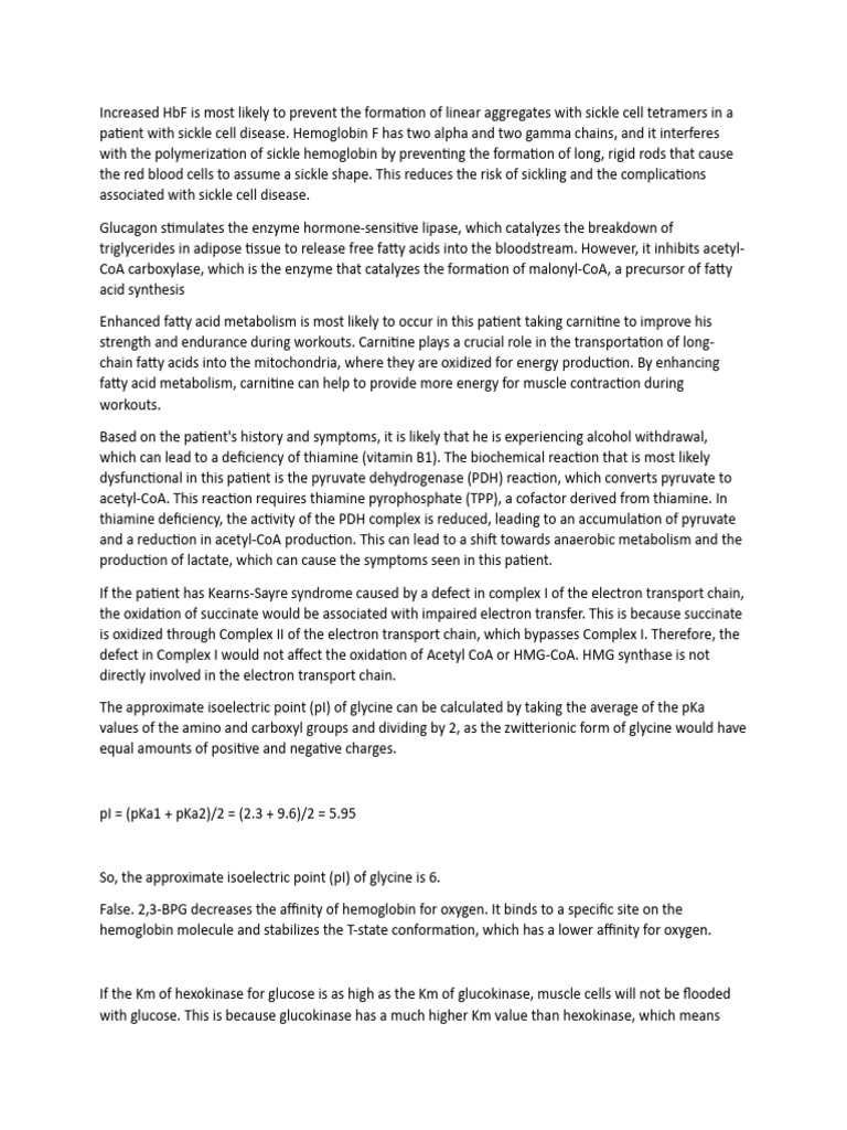 Biochem Compr Revision | PDF | Ribosome | Translation (Biology)