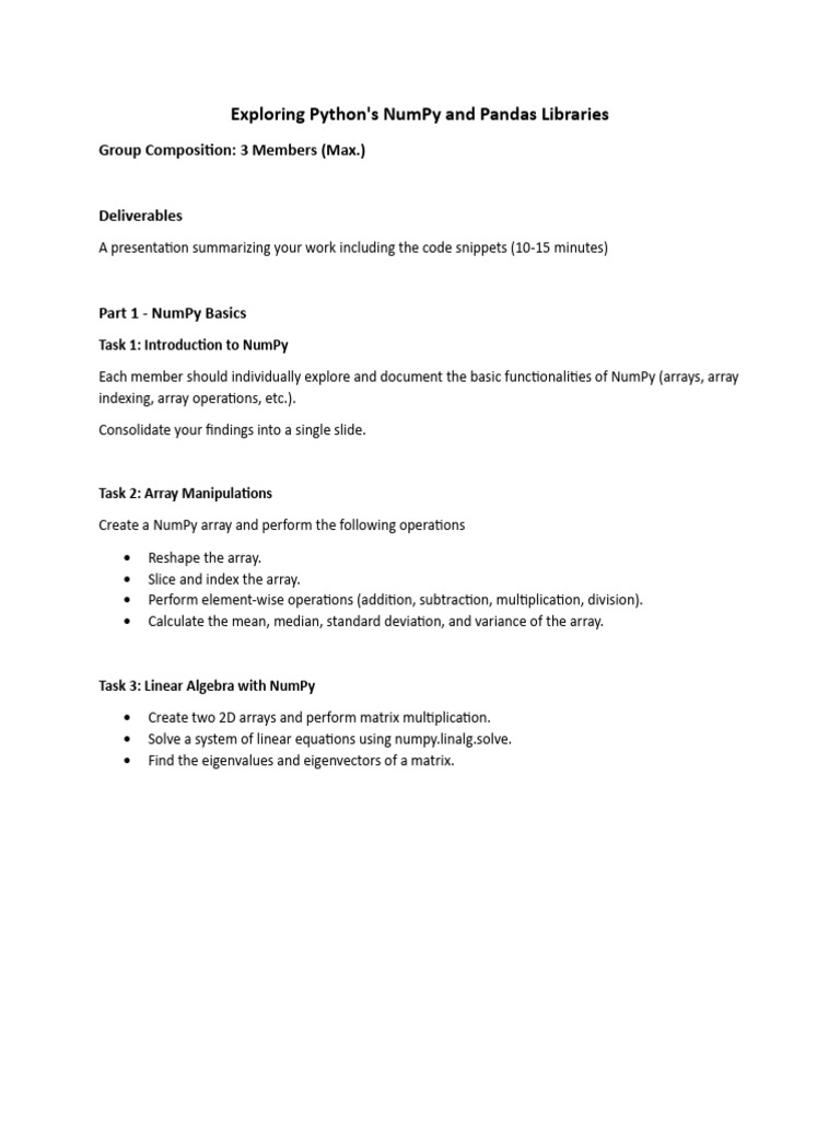 Assignment 01 | PDF | Matrix (Mathematics) | Data