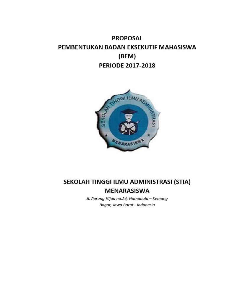 Proposal Bem | PDF | Karier & Perkembangan
