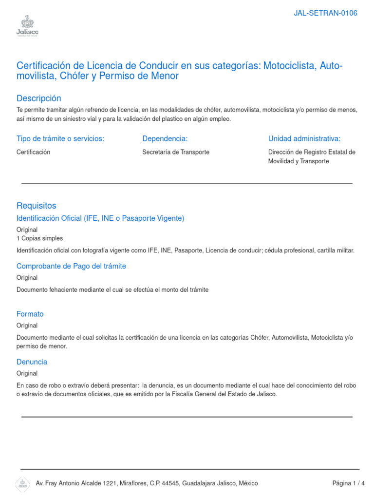 Jal Setran 0106 | PDF | Licencia de conducir