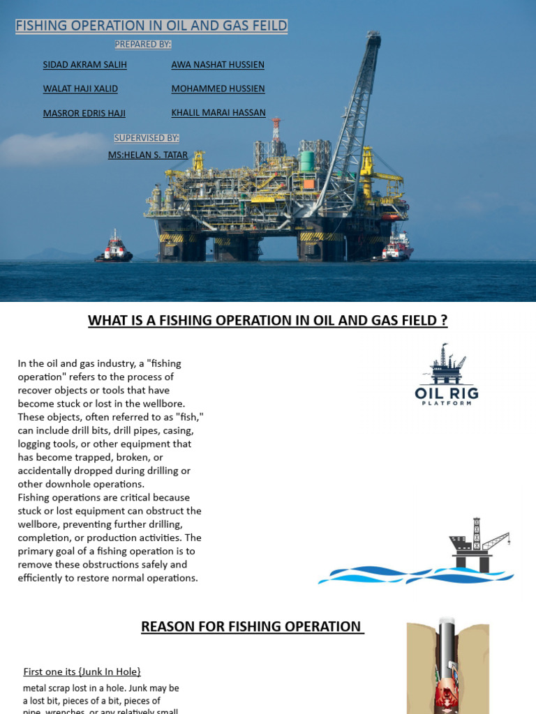 Fishing Operation | PDF | Oil Well | Casing (Borehole)