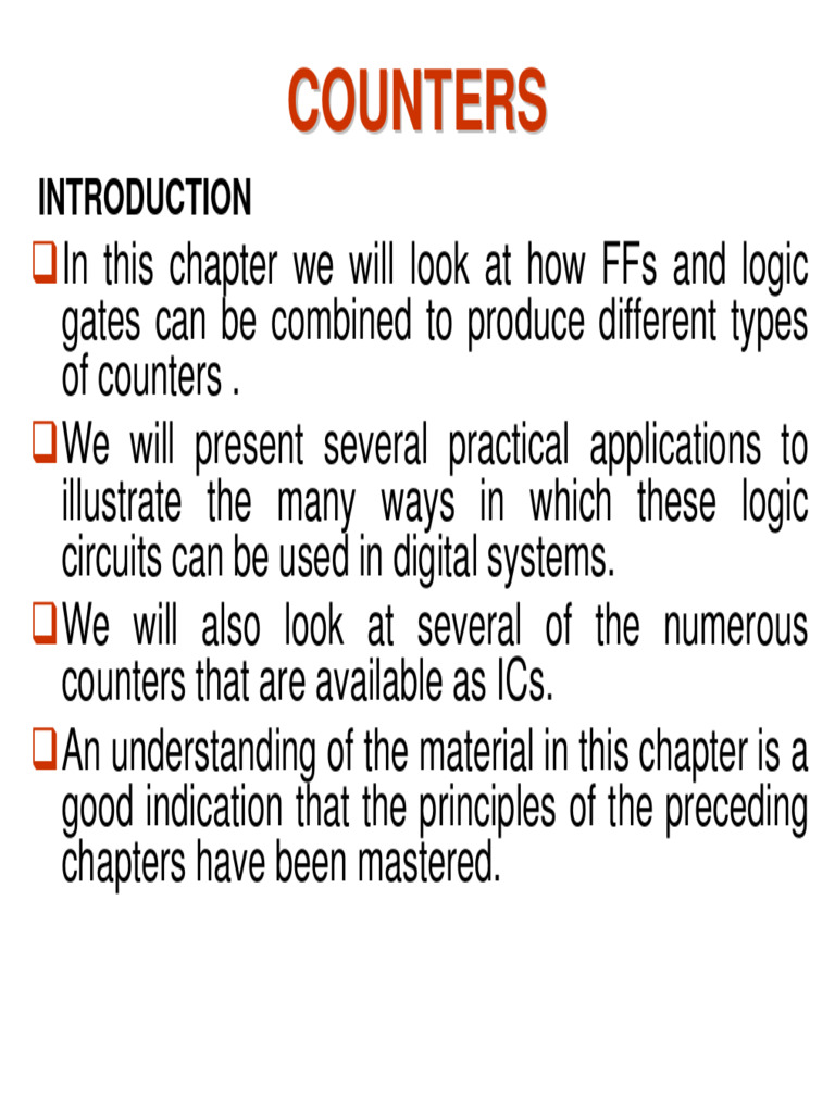 Counter student | PDF | Electrical Circuits | Electronics