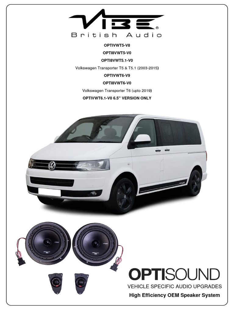 VW-T5-Install-Instructions | Download Free PDF | Loudspeaker ...