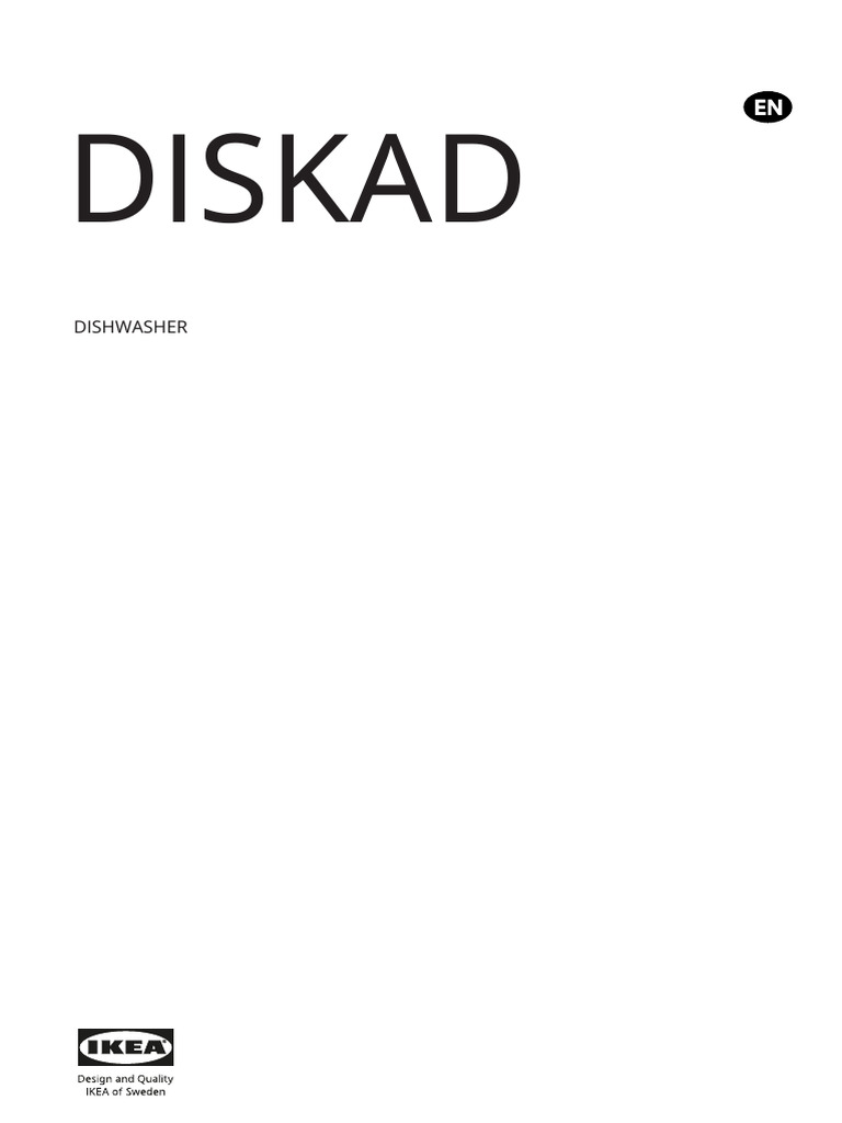 Diskad Integrated Dishwasher Ikea 700 Aa 2186763 4 1 Pdf Dishwasher