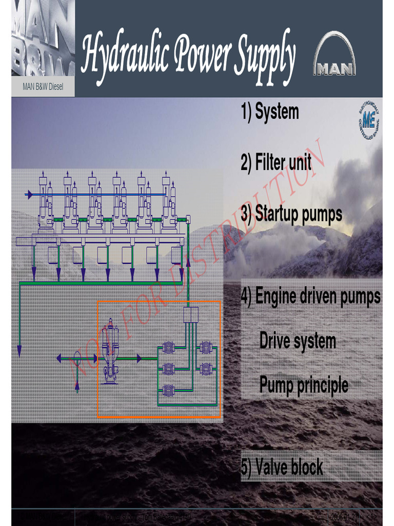 Hydraulic Power Systems Guide | PDF | Pump | Diesel Engine