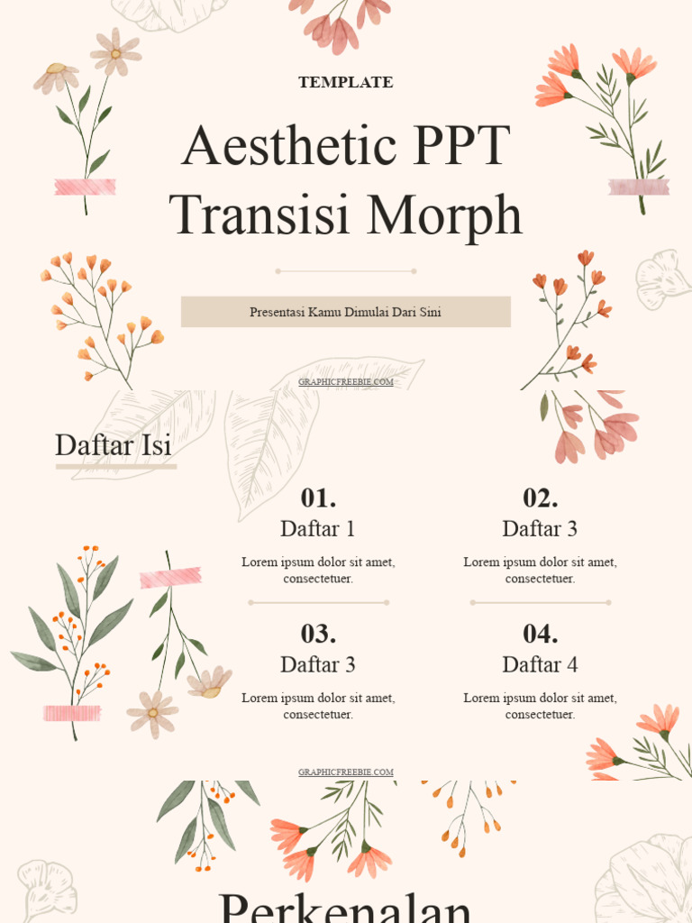 Template PPT Morph Gratis | PDF