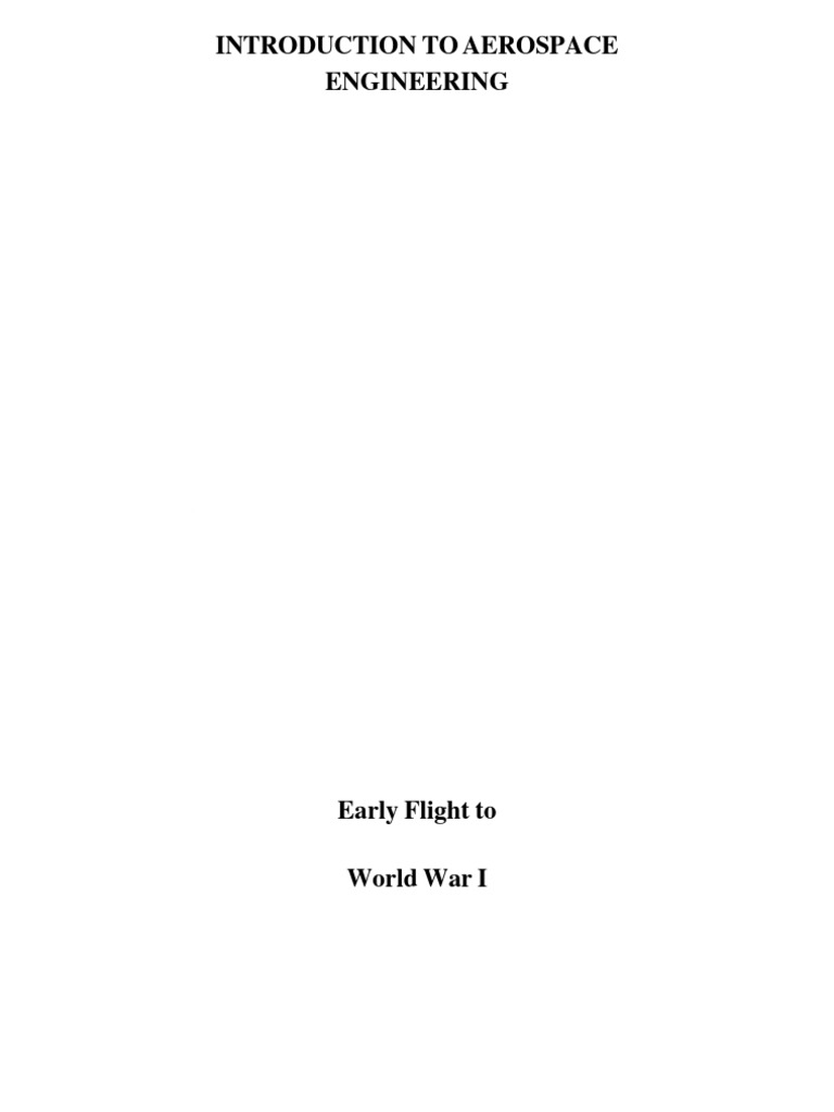 Introduction to Aerospace Engineering | PDF | Atmosphere Of Earth | Atmosphere