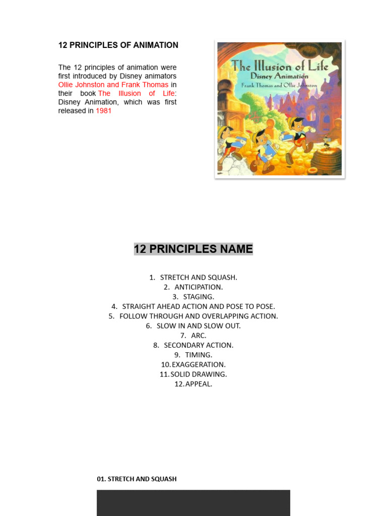 12 Principles of Animation | Download Free PDF | Cartooning | Animation